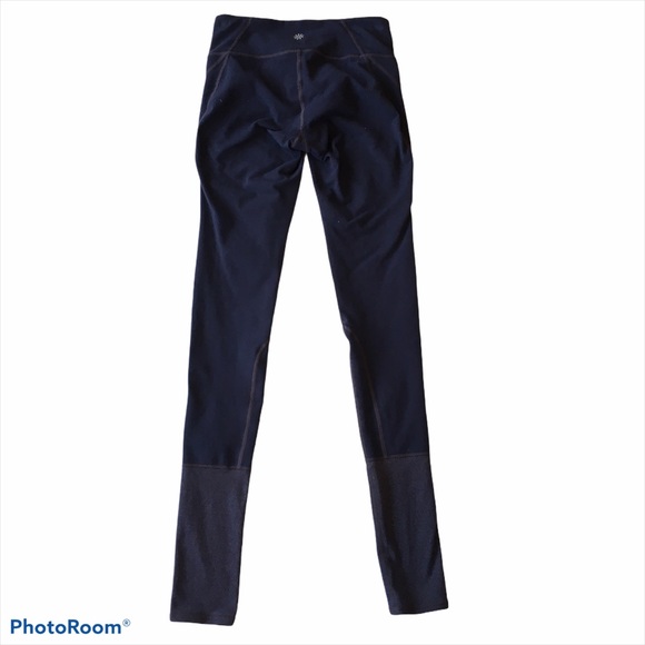 Athleta | Pants & Jumpsuits | Athleta Pli Barre Leggings In Navy Blue ...
